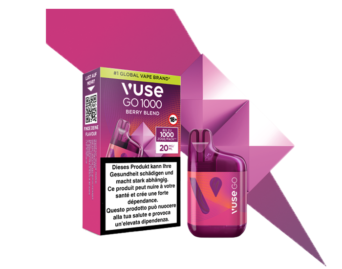 Vuse GO 1000 Pen - Einweg-E-Zigarette mit 1000 Zügen | Vuse