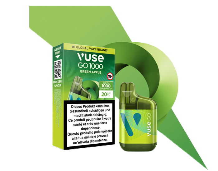 Vuse GO 1000 Pen - Einweg-E-Zigarette mit 1000 Zügen | Vuse