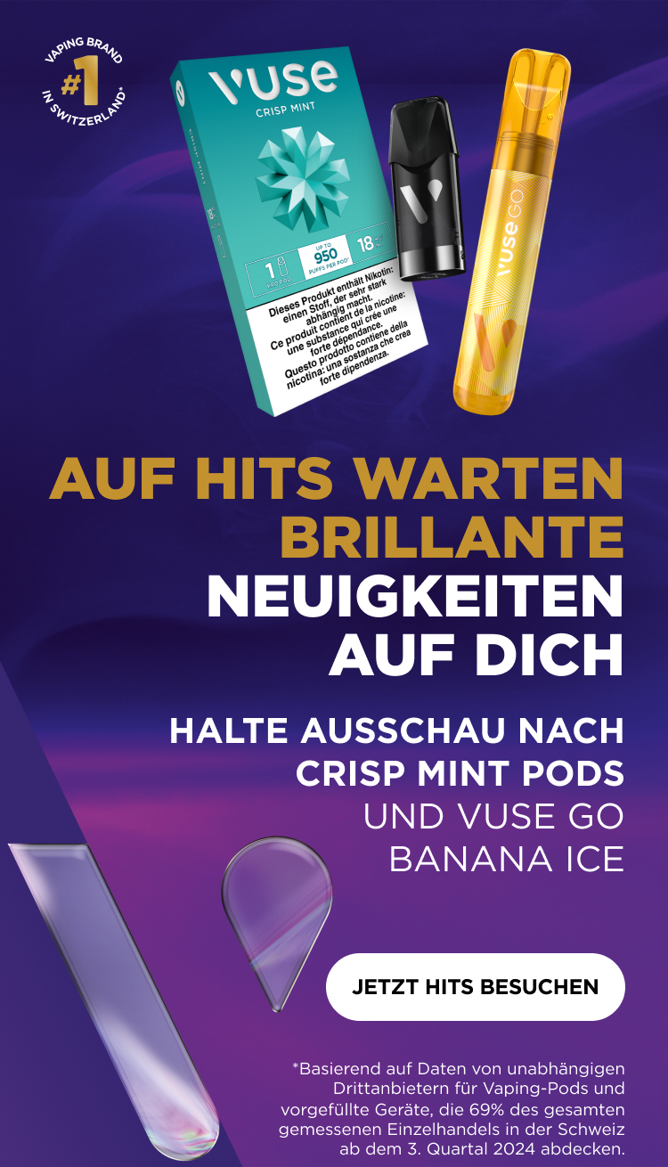 E-Zigarette und E-Liquid Online Shop in der Schweiz | Vuse