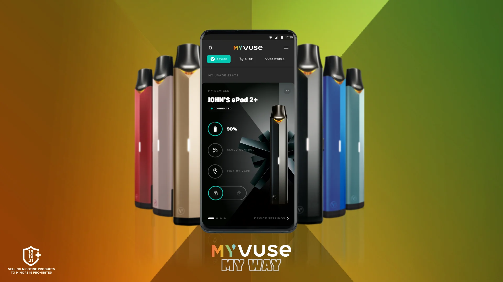 Link Your ePod 2+ To The MYVUSE App | Vuse Canada