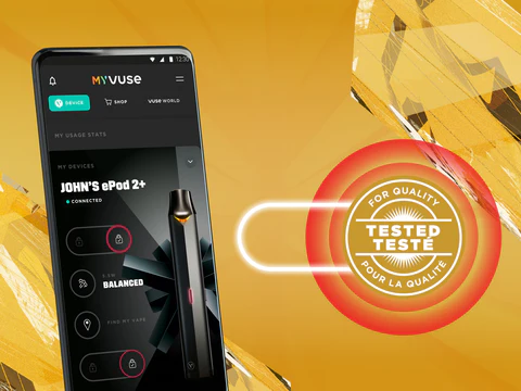 Security on lock! Powered by ePod 2+ & MYVUSE App | Vuse CA