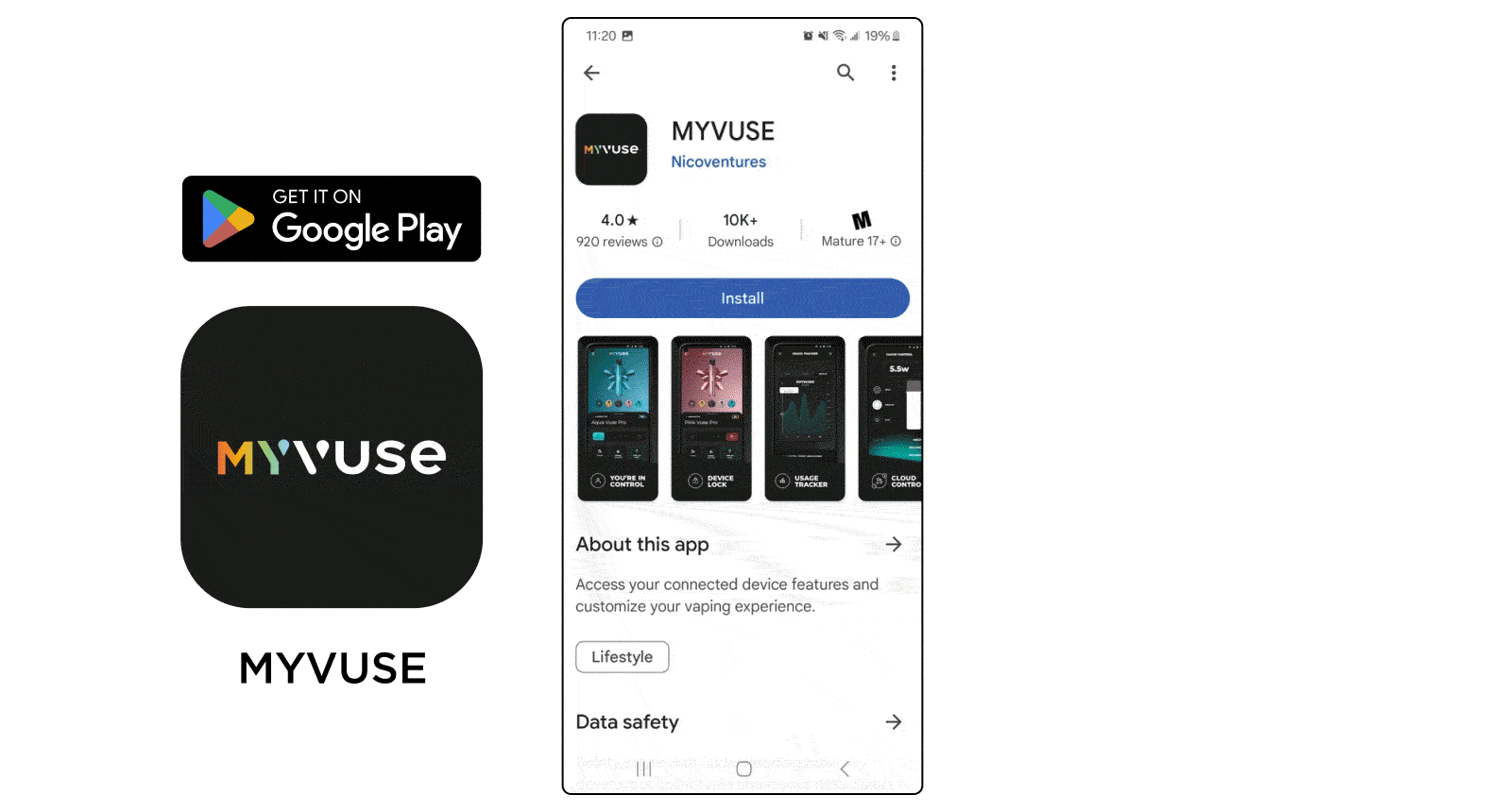 Download the MYVUSE Mobile App | Enhance Your Vape | Vuse CA
