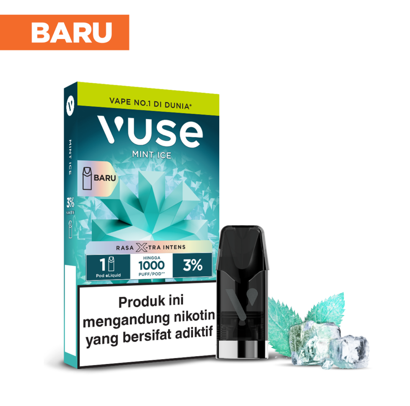 Pod Mint Ice Liquid VUSE Ekstra Intens Pod Mint Ice Liquid VUSE Ekstra Intens