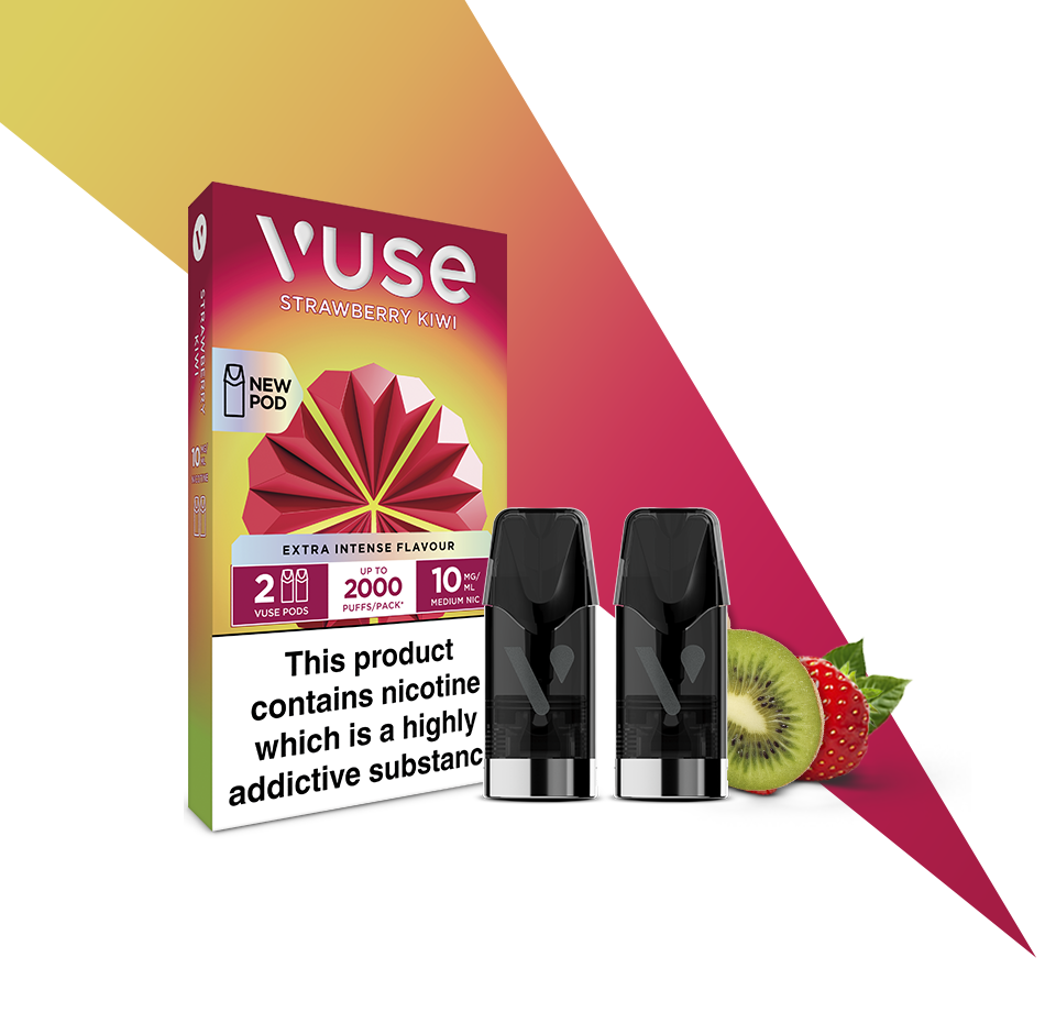 Strawberry Kiwi| Extra Intense Flavour Pods | Free Delivery