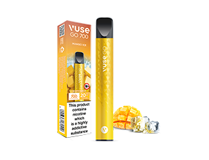 BAT Disposable Vape Vuse Go 700 Mango Ice 取扱説明書・レビュー記事 - トリセツ
