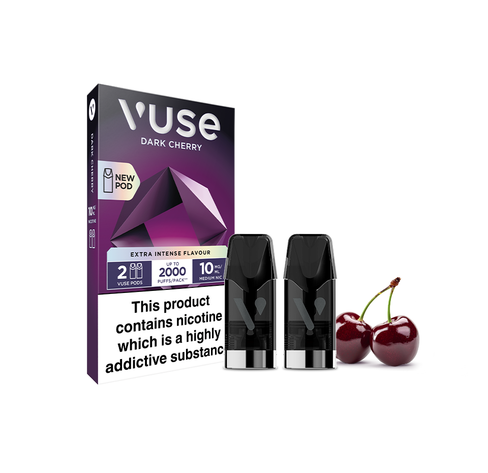Vuse Dark Cherry | Extra Intense Flavour Pods | Free Delivery