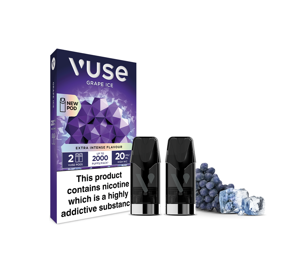 Vuse Grape Ice Extra Intense Flavour Pods 20mg