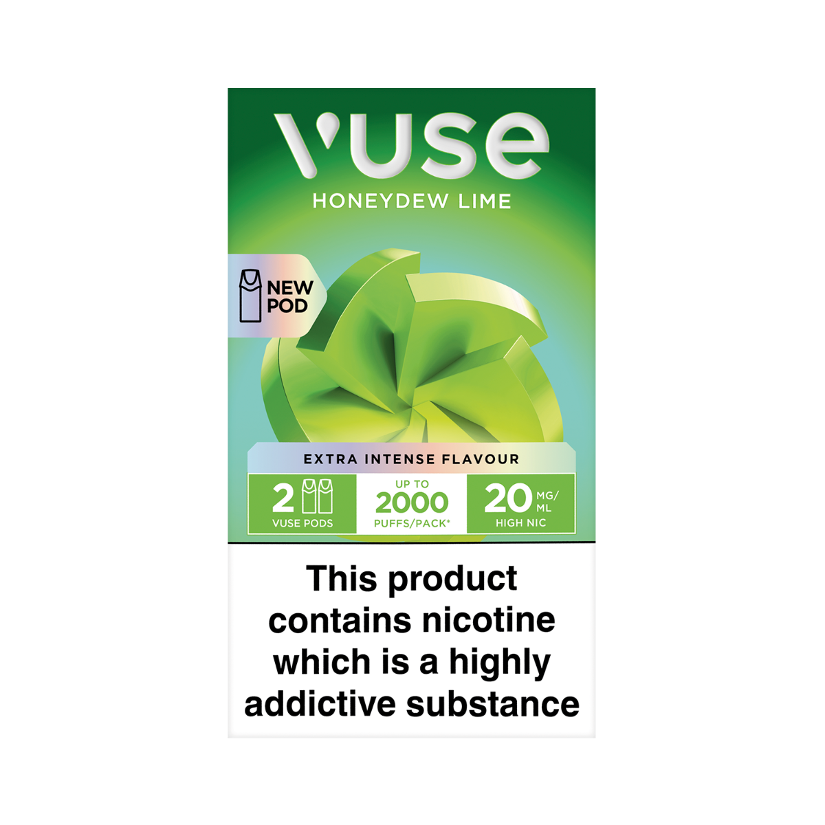 Vuse Honeydew Lime | Extra Intense Flavour Pods | Free Delivery