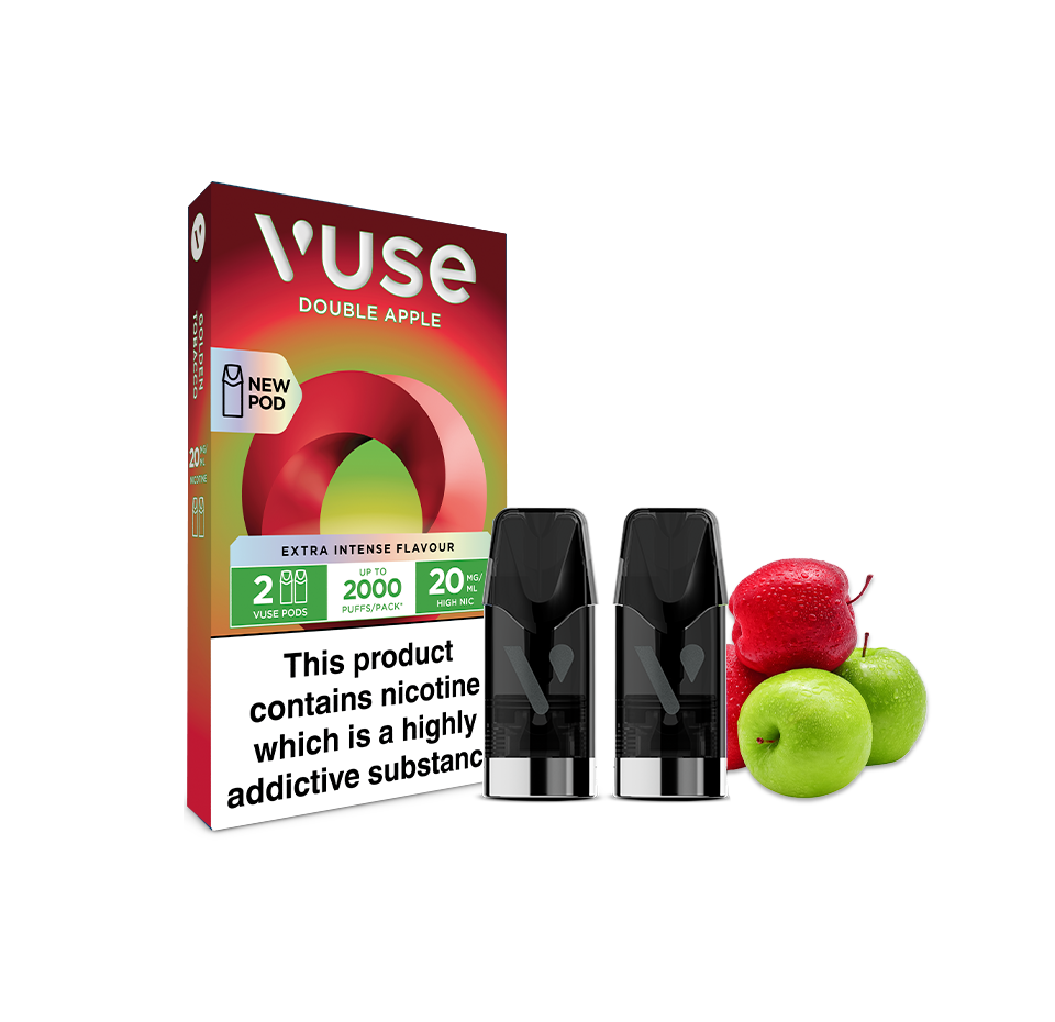 Double Apple Vuse Pods – Free Delivery