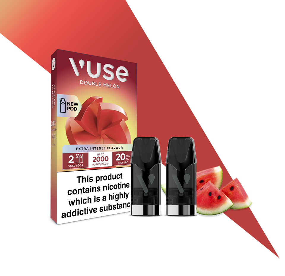 Vuse Double Melon | Extra Intense Flavour Pods | Free Delivery