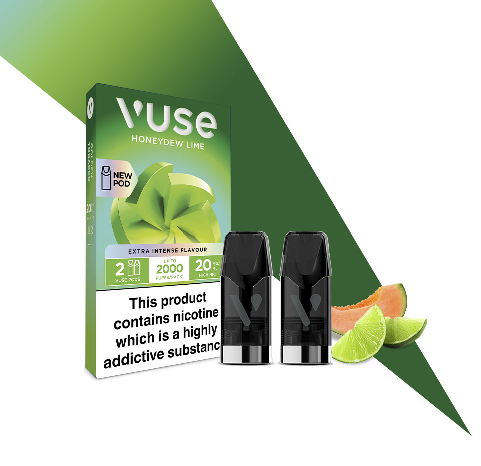 Vuse Honeydew Lime | Extra Intense Flavour Pods | Free Delivery