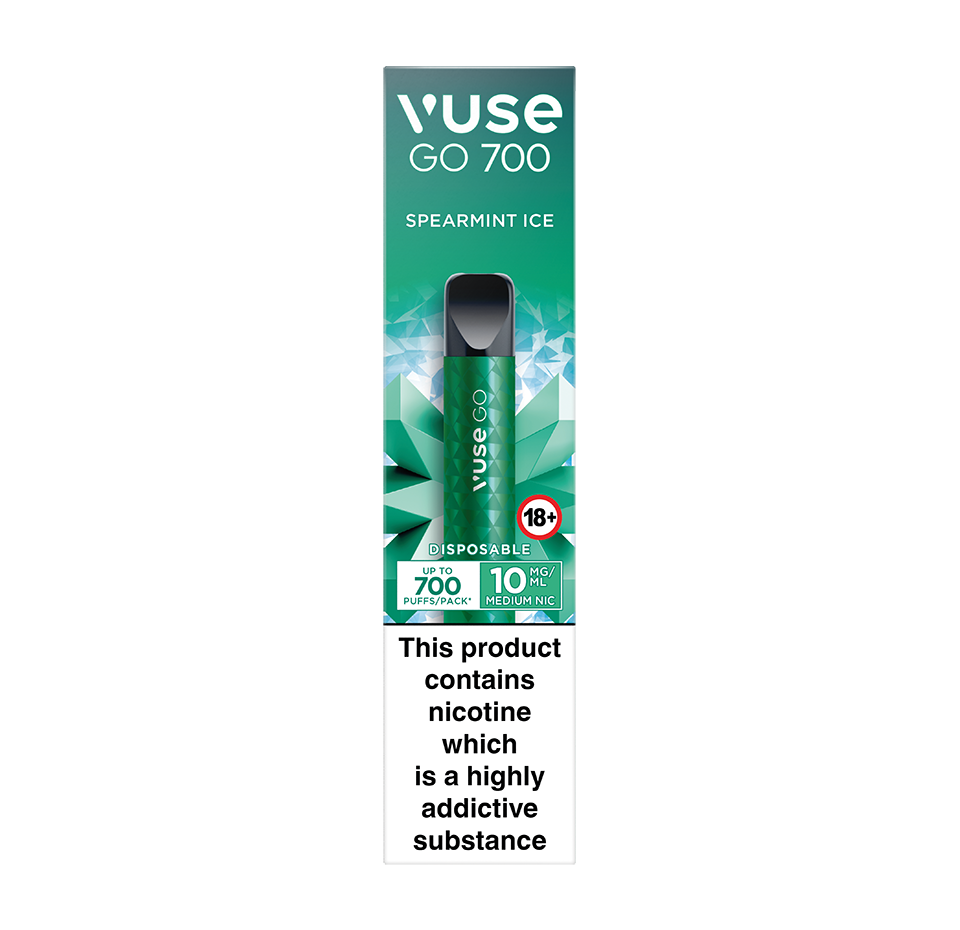 Vuse Go 700 Spearmint Ice Disposable Vape