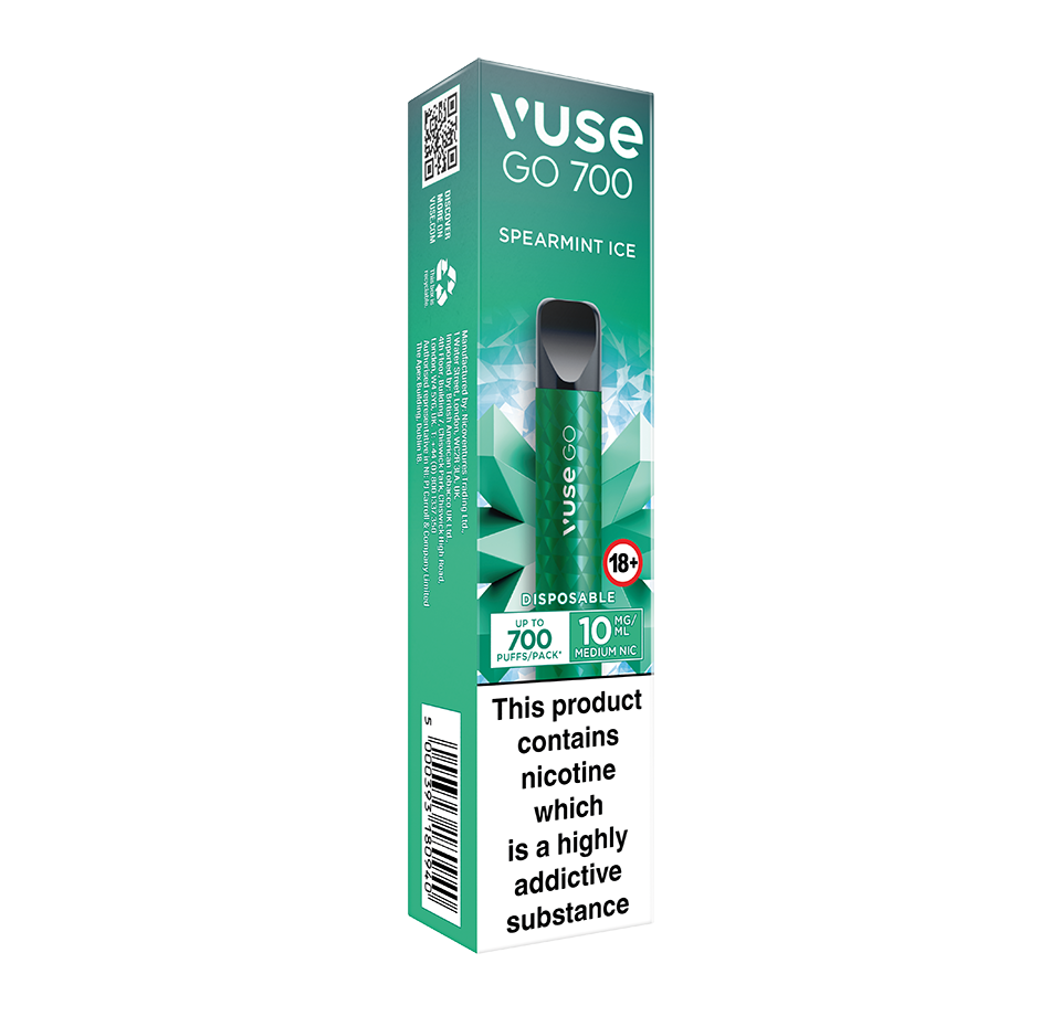 Vuse Go 700 Spearmint Ice Disposable Vape