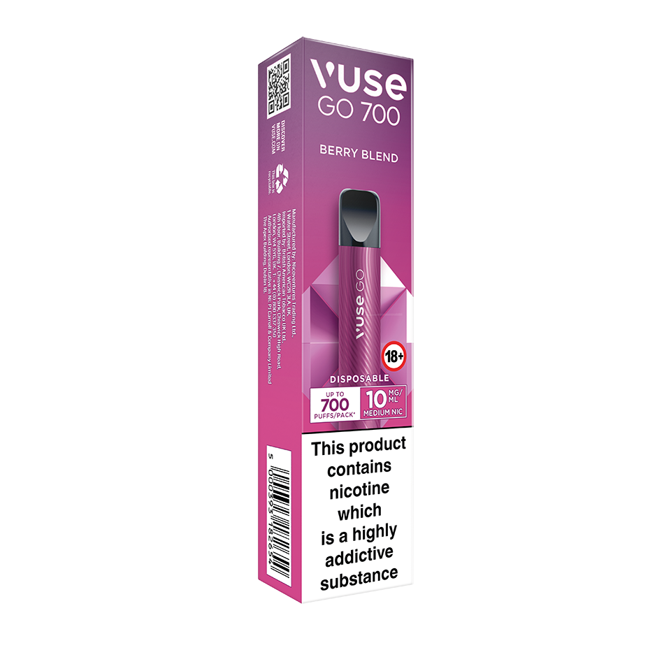 Vuse GO 700 Berry Blend | Disposable Vape | Vuse