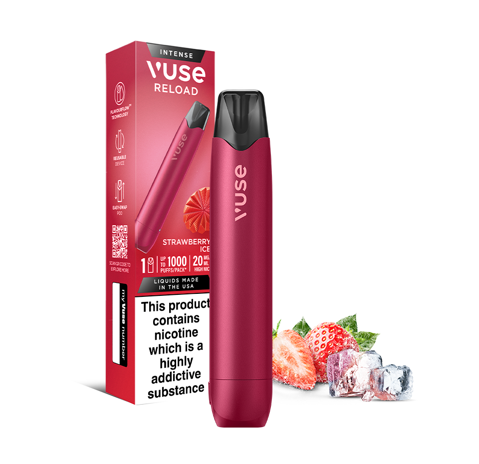 Vuse Reload Strawberry Ice|Pre-filled Pod Vape Kits|Vuse UK