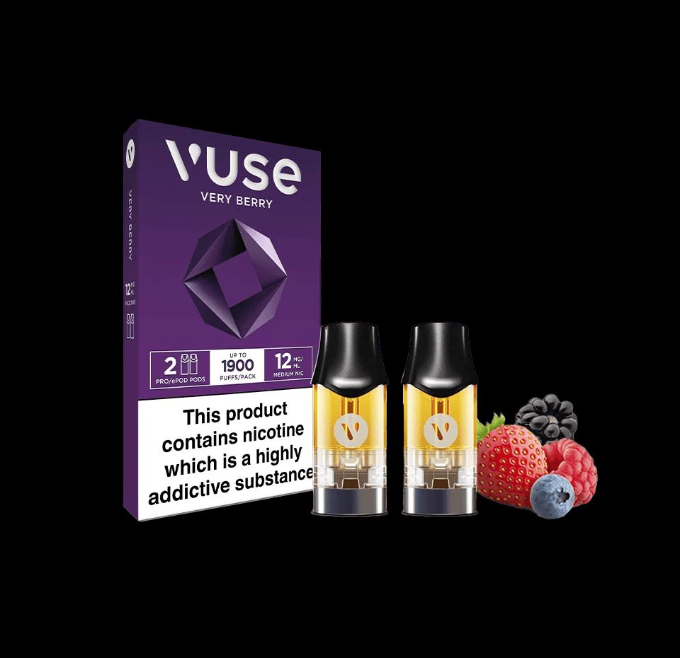 Very Berry Vuse Pro | Nic Salts E-Liquid | Vuse UK Very Berry Vuse Pro | Nic Salts E-Liquid | Vuse UK