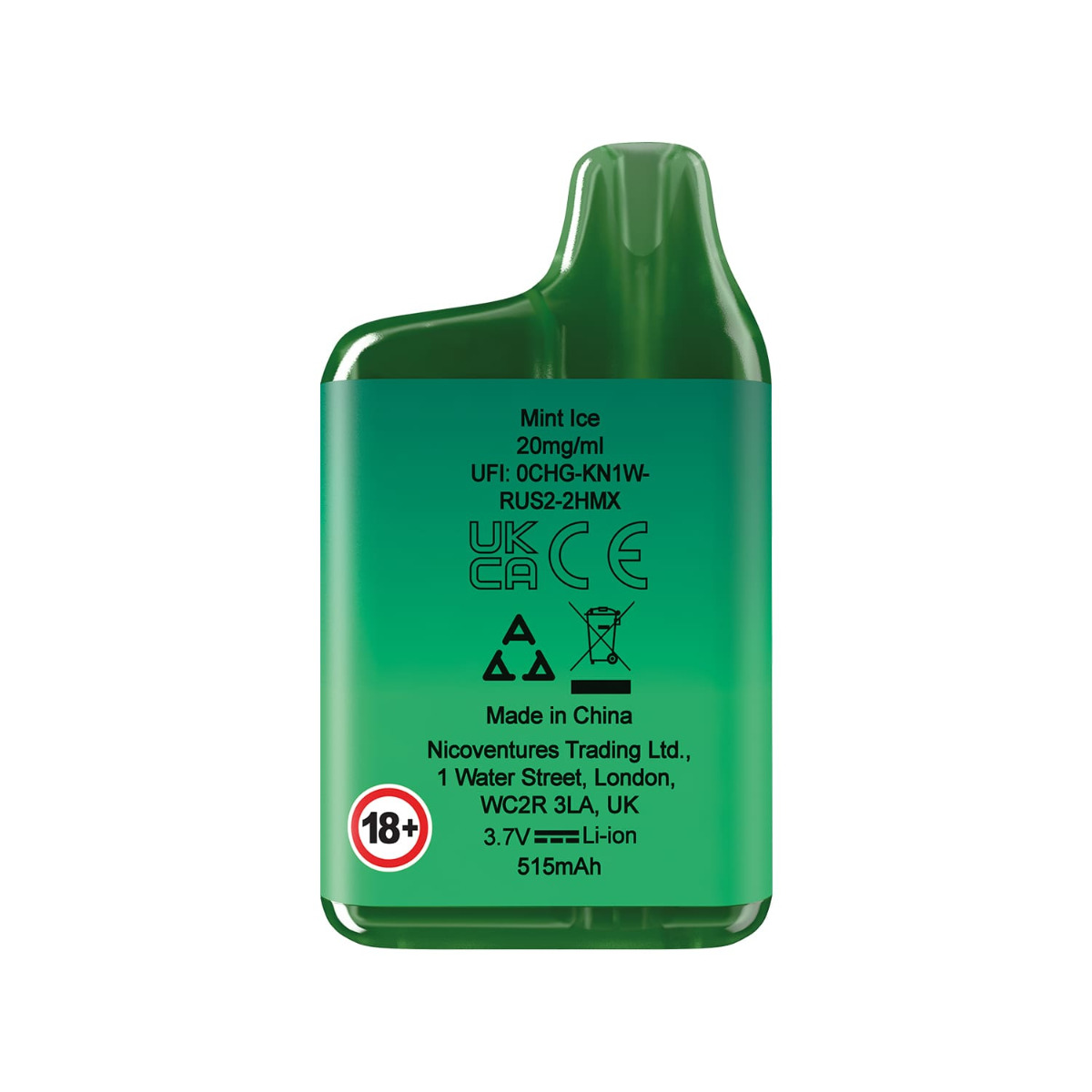 Vuse Go Edition Mint Ice | Disposable Square Vape | Vuse