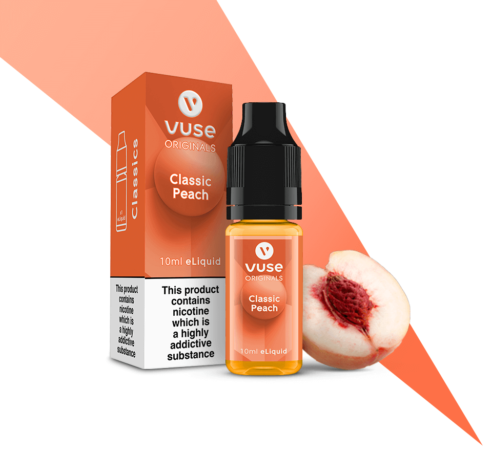 Classic Peach Flavour e-Liquid | Vape Liquid | Vuse UK