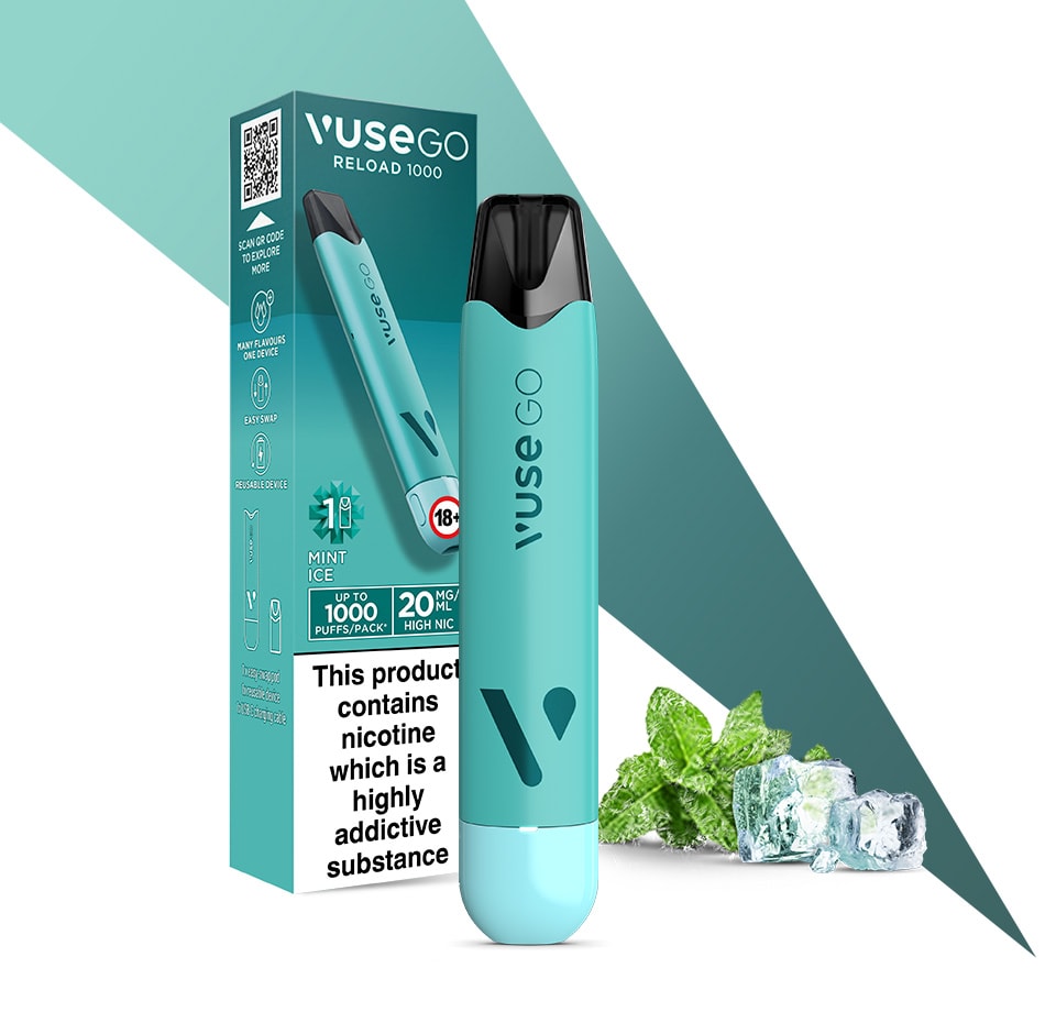 Aqua Vuse Go Reload 1000 Pen | Mint Ice | Free Delivery
