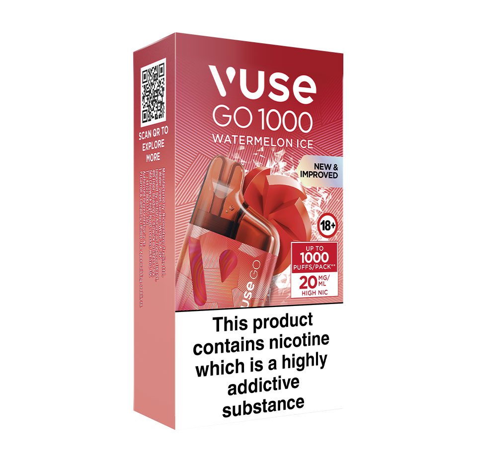Vuse GO 1000 Box Watermelon Ice| Disposable Vape Box | Vuse UK