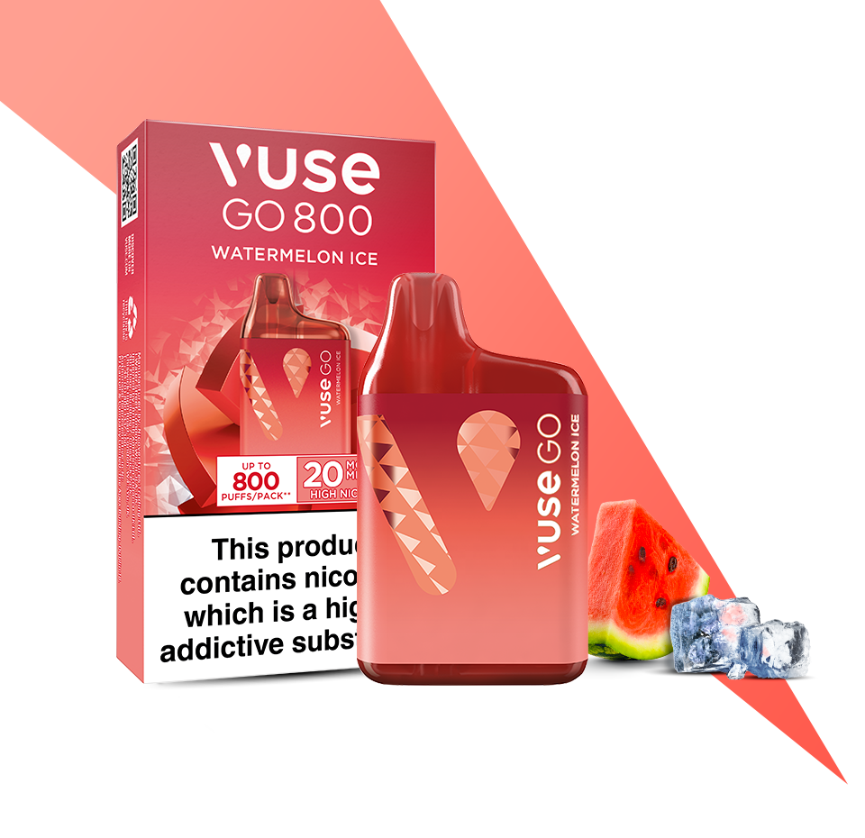 Vuse Go 800 Watermelon Ice | Disposable Vape | Vuse