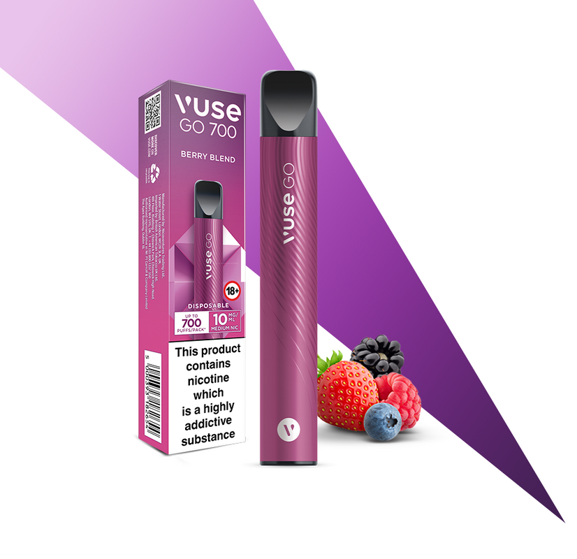 Vuse GO 700 Berry Blend | Disposable Vape | Vuse Vuse GO 700 Berry Blend | Disposable Vape | Vuse