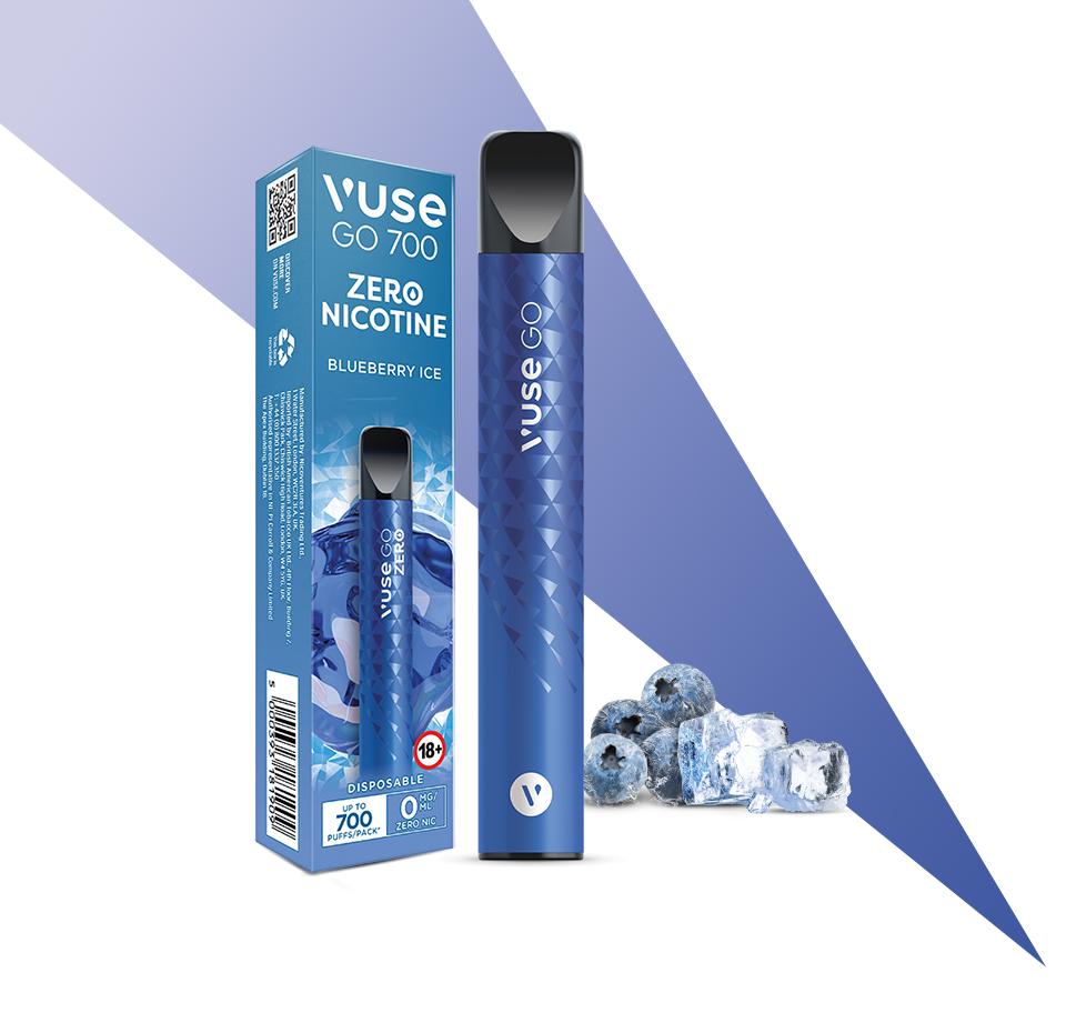 Vuse GO 700 Blueberry Ice| Disposable Vape | Vuse