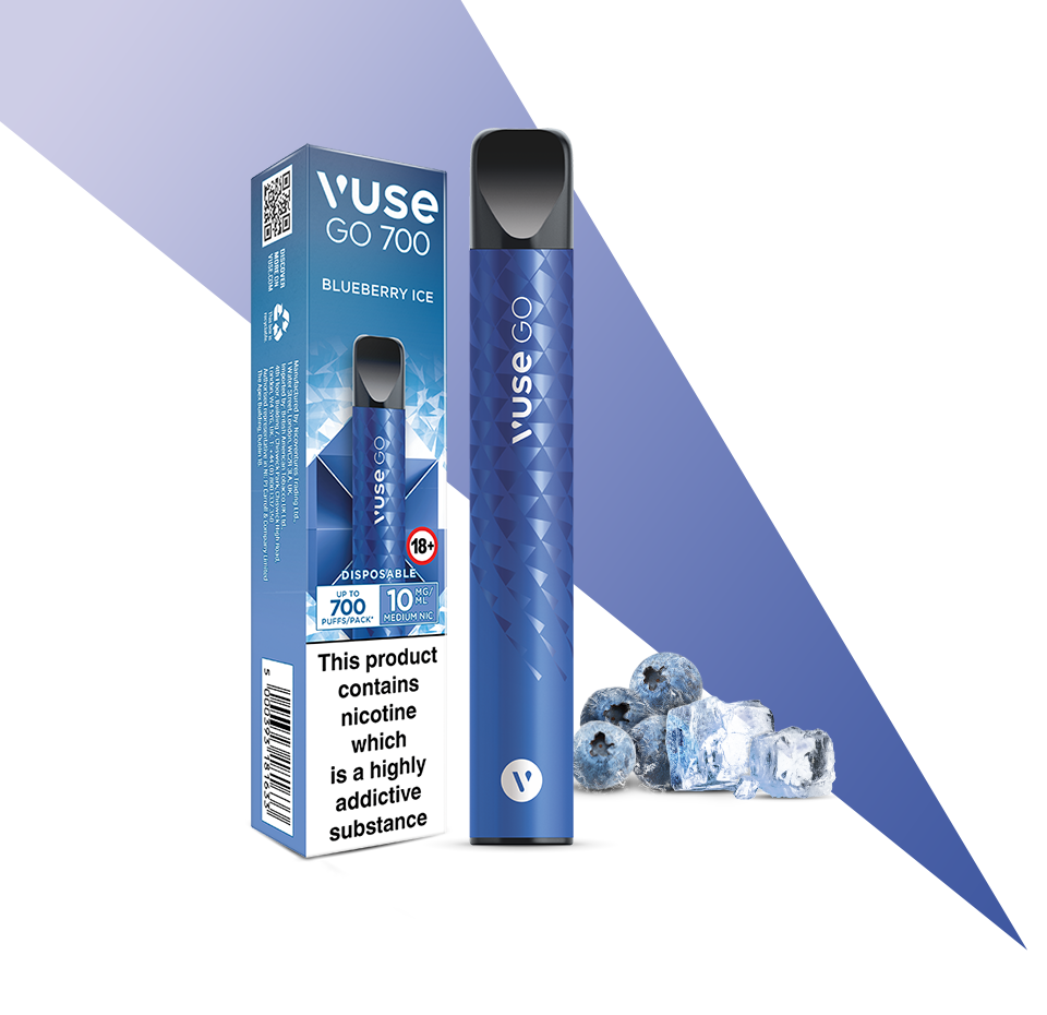 Vuse GO 700 Blueberry Ice| Disposable Vape | Vuse