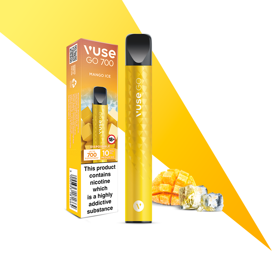 Vuse GO 700 Mango Ice| Disposable Vape | Vuse