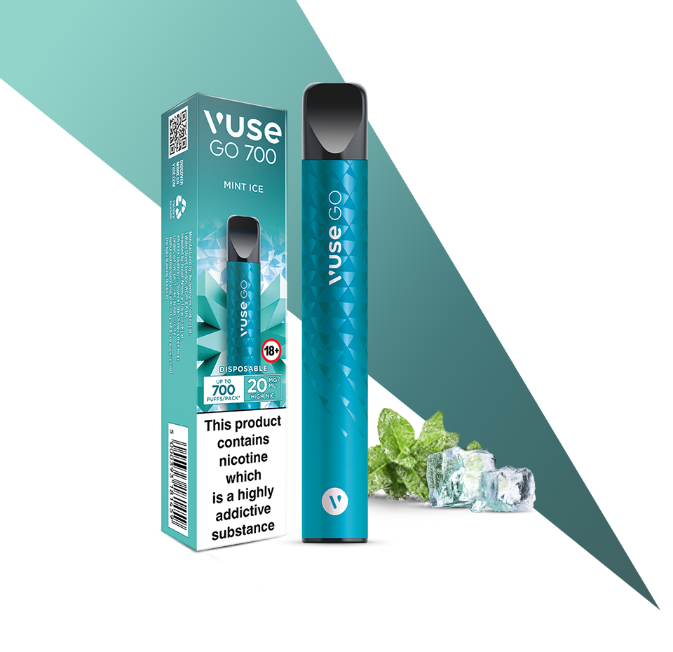 Vuse GO 700 Mint Ice| Disposable Vape | Vuse