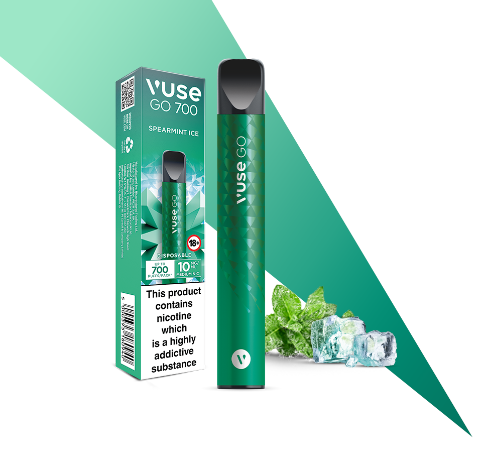 Vuse Go 700 Spearmint Ice Disposable Vape