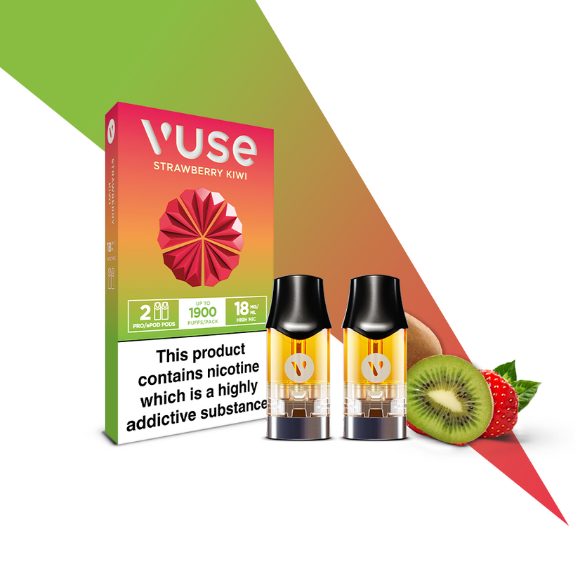 Strawberry Kiwi Vuse Pro | Nic Salts E-Liquid | Vuse UK Strawberry Kiwi Vuse Pro | Nic Salts E-Liquid | Vuse UK