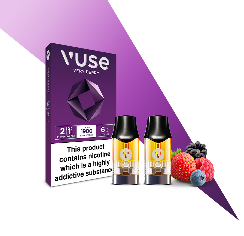 Very Berry Vuse Pro | Nic Salts E-Liquid | Vuse UK Very Berry Vuse Pro | Nic Salts E-Liquid | Vuse UK