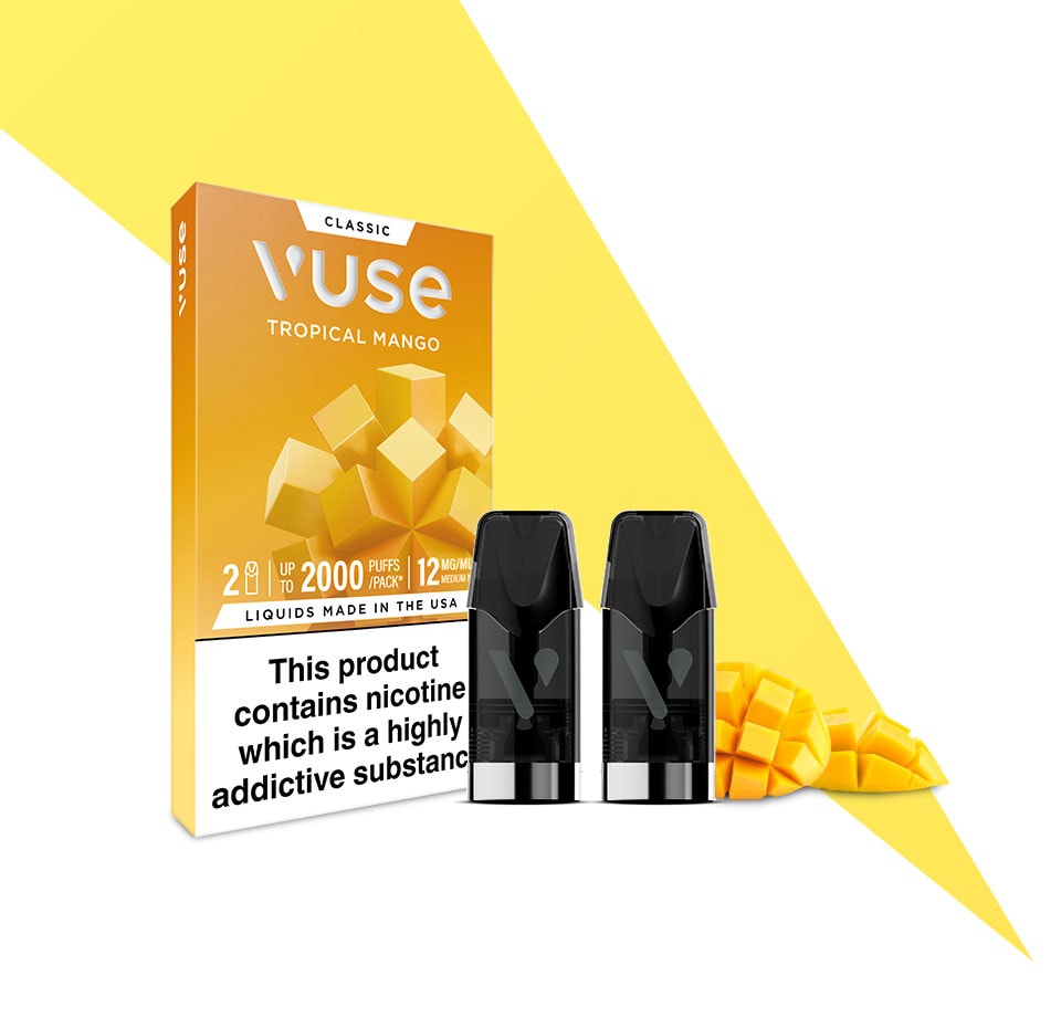 Vuse Tropical Mango | Classic Flavour Pods | Free Delivery