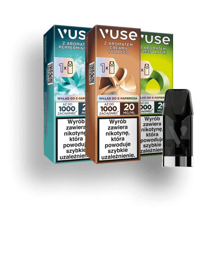 Smakowe wkłady do e-papierosów Vuse ePod | VUSE PL