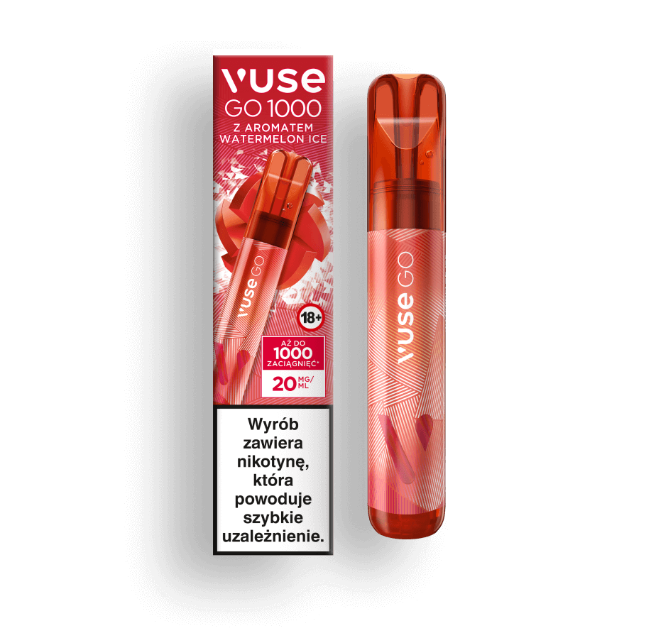 Jednorazowy e-papieros Vuse GO 1000 Watermelon Ice | Vuse
