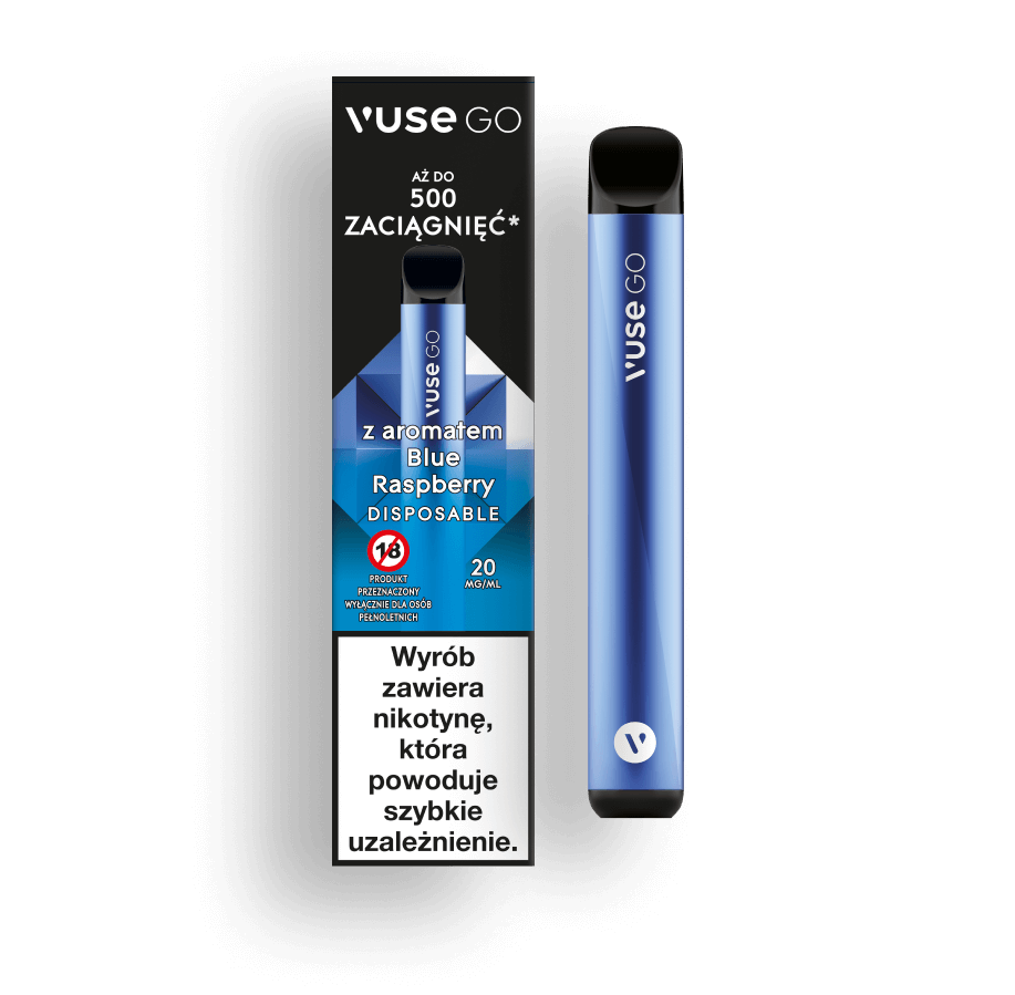 Jednorazowy e-papieros Vuse Go Blue Raspberry | Vuse