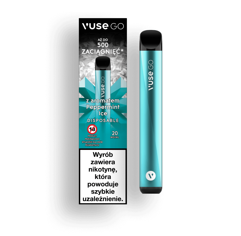 Jednorazowy e-papieros Vuse Go Peppermint Ice | Vuse